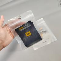 China Eco-Friendly Clothing Zipper Bags 0.05mm Thick with UV Protection - 100 Pieces Pack for sale