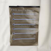 China Eco Friendly Tear Resistant Plastic Zipper Bags 0.05mm Thickness 100 Pieces Per Pack For Clothing Packaging for sale