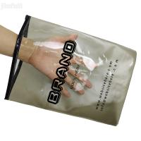 China Custom Printed Clothing Zipper Packaging Bags 100 Pieces Per Pack 0.05mm Thickness for sale