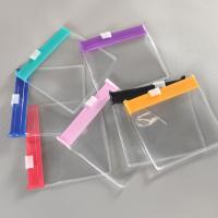 China Custom Transparent PVC Zipper Bags 60-200 Micron Thickness with Screen Printing for Organized Storage for sale