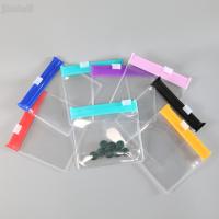 China Custom Transparent PVC Zipper Bags 60-200 Micron Thickness with Screen Printing for Organized Storage for sale