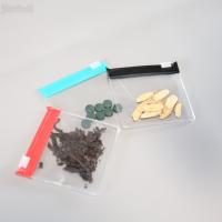 China Custom PVC Zipper Bags for Jewelry & Medicine Packaging - 60-200 Micron Thickness, Screen Printing Options for sale