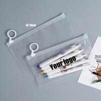China Custom Printed Zipper Plastic Pencil Bags 0.05mm Thickness with UV Protection and Moisture Resistance for sale