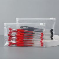 China Custom Printed Zipper Plastic Pencil Bags 0.05mm Thickness with UV Protection and Moisture Resistance for sale