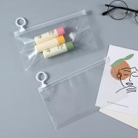 China Custom Printed Zipper Plastic Pencil Bags 0.05mm Thickness with UV Protection and Moisture Resistance for sale