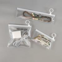 China Custom Recyclable PVC Zipper Bags 60-200 Micron for Jewelry Storage with Screen Printing for sale