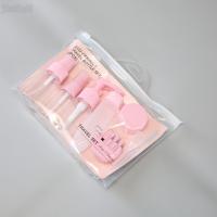 China Customized Color Cosmetic Plastic Bags with Zipper Top - Standard Thickness PE/EVA Material, MOQ 100 Units for sale