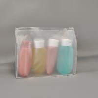 China Customized Color EVA Cosmetic Plastic Bags with Zipper Top - Standard Thickness, MOQ 100 Units for sale