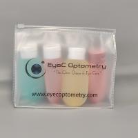 China Customized Color EVA Cosmetic Plastic Bags with Zipper Top - Standard Thickness, MOQ 100 Units for sale
