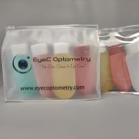 China Customized Color EVA Cosmetic Plastic Bags with Zipper Top - Standard Thickness, MOQ 100 Units for sale