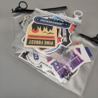 China Custom PVC Zipper Bags 60-200 Micron Thickness with Logo Printing for Jewelry Storage and Travel Organization for sale