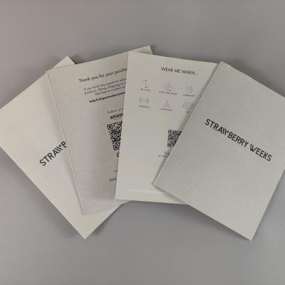 China Customized Clothing Instruction Manual with Tri-Fold Design and Matte Lamination Surface - Offset Printing & Saddle Stitching for sale