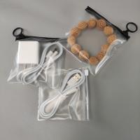 China Transparent Plastic Jewelry Zipper Bags 0.05-0.15mm Thickness Anti Static Dustproof Storage for sale