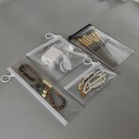 China Transparent Plastic Jewelry Zipper Bags 0.05-0.15mm Thickness Anti Static Dustproof Storage for sale