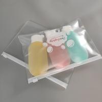 China Custom EVA Plastic Cosmetic Bag with Zipper Closure - Standard Thickness, MOQ 100 Units for Personal Care Storage for sale