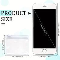 China 5/10/20pcs Clear PVC Zippered Pill Pouch Bags - Self-Sealing Reusable Medicine Storage Organizer for sale