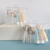 China Refillable Travel Cosmetic Plastic Bags - Waterproof Dispensing Bottle Containers with Zipper Closure, 100pcs Minimum Order for sale