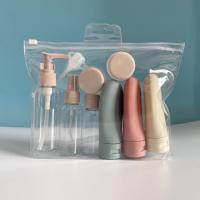 China Refillable Travel Cosmetic Plastic Bags - Waterproof Dispensing Bottle Containers with Zipper Closure, 100pcs Minimum Order for sale