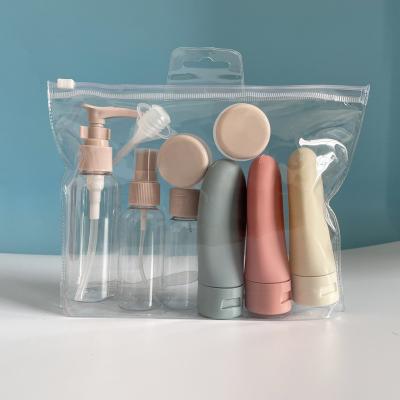 China Refillable Travel Cosmetic Plastic Bags - Waterproof Dispensing Bottle Containers with Zipper Closure, 100pcs Minimum Order for sale