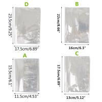 China PVC Transparent A6 A5 Book Protective Sleeve Waterproof Cover for Planner Binder Scrapbook 105x148mm 148x210mm for sale