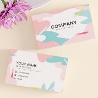 China Handmade Pink Thank You Business Cards - Gorgeous Thanks Design on Premium Cardstock for Corporate Appreciation for sale