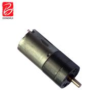 China 25mm 20 Rpm Brush Dc Gear Motor 6V 12V Low Speed Micro Geared DC Motor for sale