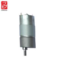 China 12V 24V 37mm Micro Brushed DC Motor High Torque Low Speed For Industrial Robot for sale