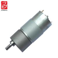 China 12V 24V 37mm Brush DC Gear Motor 555 High Torque 45 55 65 75 rpm Low Speed for sale