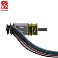 China Micro Brush DC Gear Motor 12mm Diameter GM12 - N20 12 Rpm Gear Motor with encoder for sale