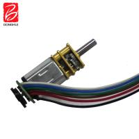 China Micro Brush DC Gear Motor 12mm Diameter GM12 - N20 12 Rpm Gear Motor with encoder for sale