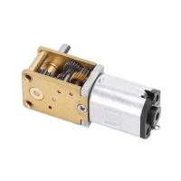 China 6V - 12V Brush DC Gear Motor Horizontal Worm Short Shaft DC Micro Metal Gear Motor for sale