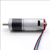 China 12v 24v DC Planetary Gear Motor 36mm PPR Encoder Gear Motor High Torque Low Speed for sale
