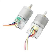 China 5V DC Micro Geared Stepper Motor 20mm 2 Phase 4 Wire Stepper Motor With Gearbox for sale