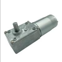 China High Torque Micro DC Worm Gear Motor Hollow Shaft Brush 12V DC Electric Gear Motor for sale