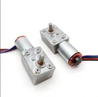 China High Torque DC Worm Gear Motor Low Speed Power Off Self Locking Motor With Encoder for sale