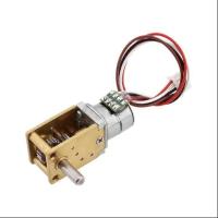 China 12mm Right Angle DC Worm Gear Motor Permanent Magnet Brushless Stepper Motor for sale