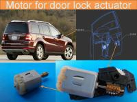 China factory customized worm 12v 12500rpm micro motor for door lock actuator for sale