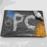 China Eco Friendly Recyclable Polycarbonate Resin Halogen Free V0 PC Resin for sale