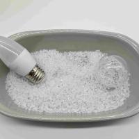 China Low Smoke Toxicity Reduced Light Diffusion PC UL94 V0 PC Pellets Halogen Free for sale