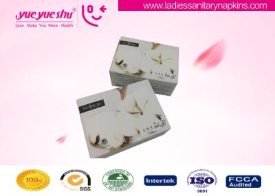China Bio Herbal Medicated Lady Anion Napkin Pads White / Custom Color Available for sale
