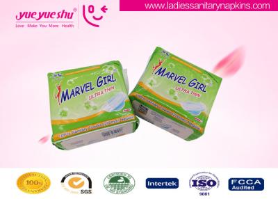 China Antibacterial Ultra Thin Sanitary Napkin , Breathable Feminine Sanitary Pads for sale
