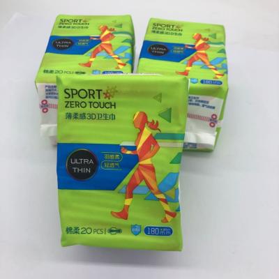 China Nature Cotton Sanitary Pads Of Women Products Private Brand Service for sale
