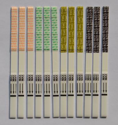 China High Sensitivity Drug Test Cassette / Dip Card / Cup CE FDA 510 K & Cleared & CLIA WAIVED for sale