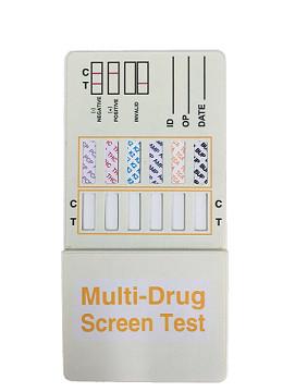 China Professional 6 Panel Drug Test Dipcard Disposable For Safety Workplace for sale