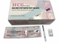 China Early Response HCG Pregnancy Test Kits Strip Format With 2.5mm 3.0mm Width for sale