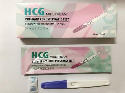 China Rapid Early Pregnancy Test Strips , Home Check Ovulation Test Kit Urine Specimen for sale