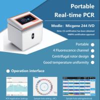 China Real Time  qPCR molecular system with 24 well testing within 40 min, magnetic induction heating for sale