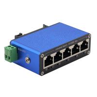 China Industrial Mini Ethernet Switch 5 Port 10/100Mbps DIN Rail Mount Weatherproof for sale