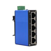 China Industrial Mini Ethernet Switch 5 Port 10/100Mbps DIN Rail Mount Weatherproof for sale