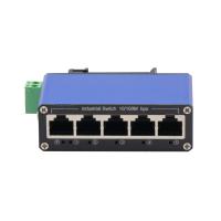 China Industrial Mini Ethernet Switch 5 Port 10/100Mbps DIN Rail Mount Weatherproof for sale